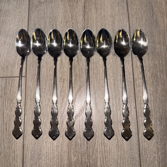 Oneida | Dining | 8 Pcs Oneida Valerie Iced Tea Spoons 75 Distinction ...